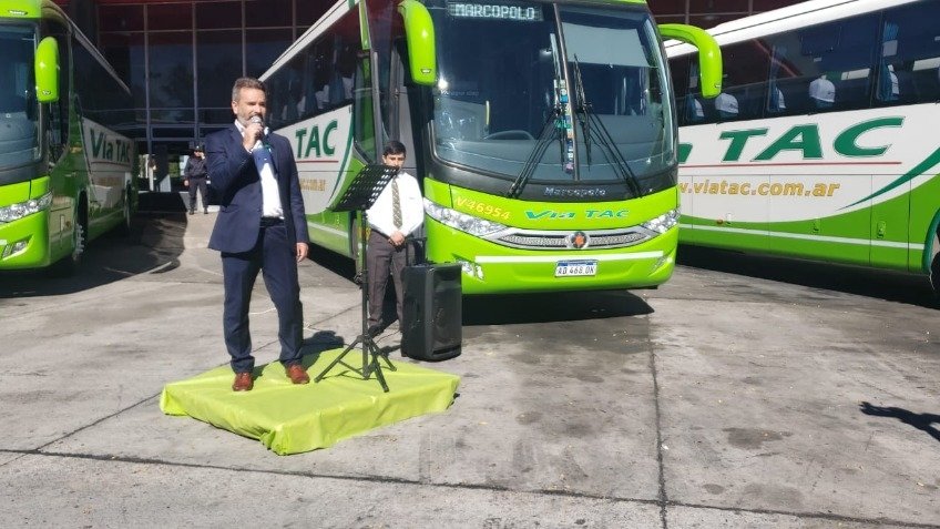 Presentación de nuevas unidades de Vía Tac en Tandil